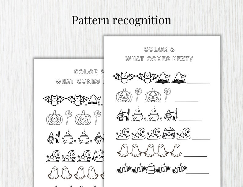 Halloween Activity Book for Kids Printable, Halloween Maze, Halloween ...