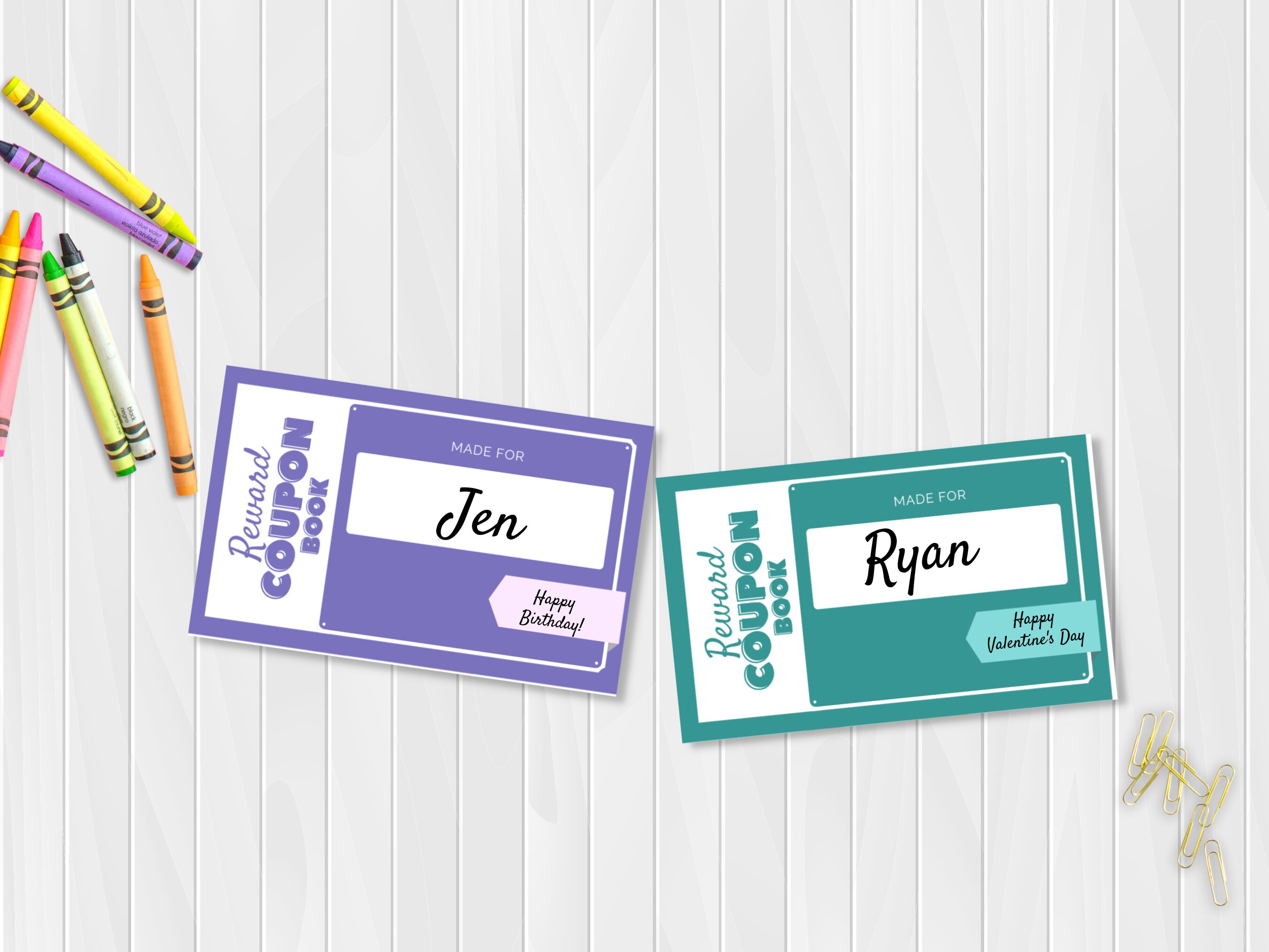 Reward Coupon Book for Kids Printable, Mom Bucks, Custom Coupon Book ...