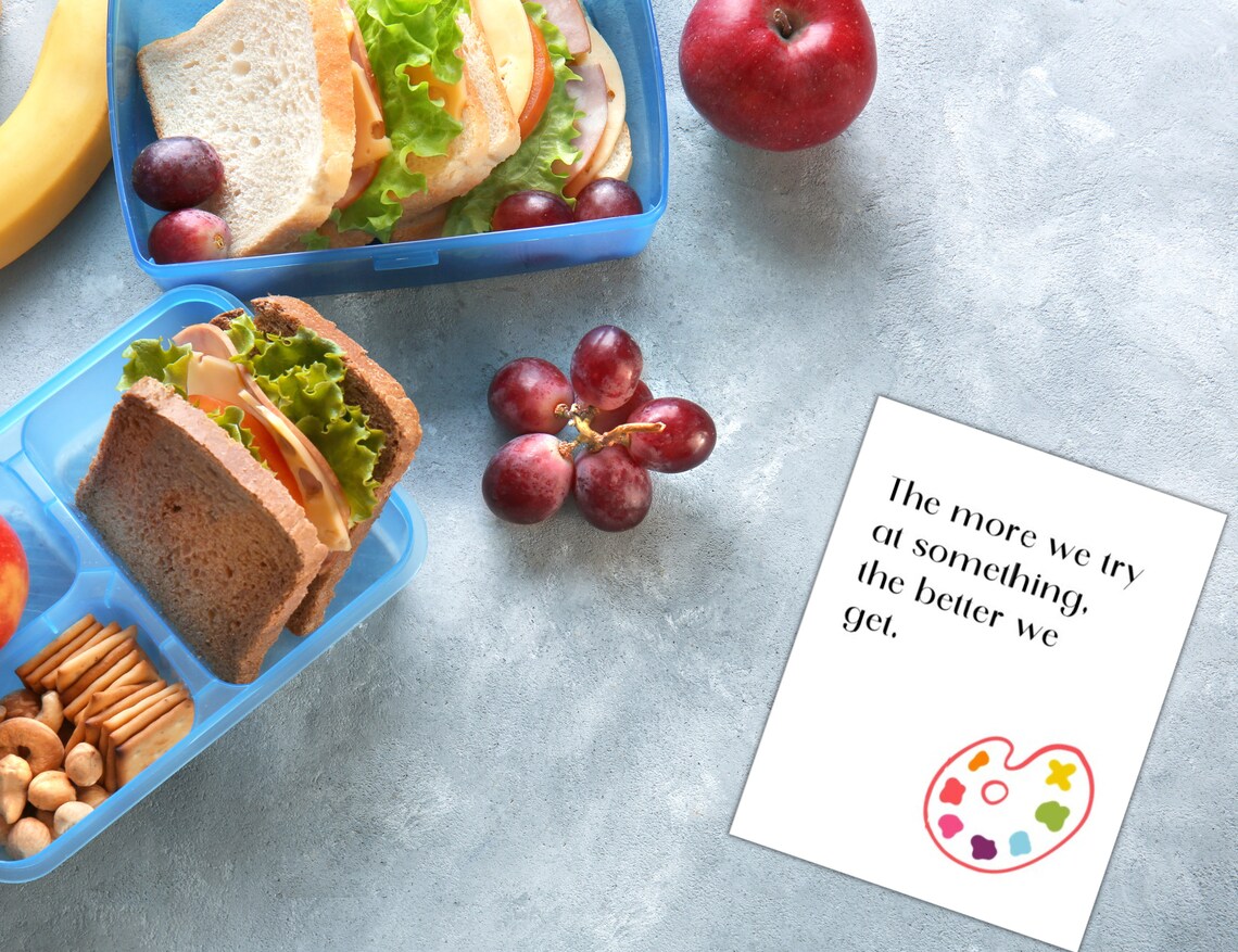 Positive Affirmation Cards for Kids Lunch Box Notes for Kids - Etsy