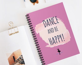 Ballerina Ballet Dancing Notebook Personalised Note Book Pad - Etsy