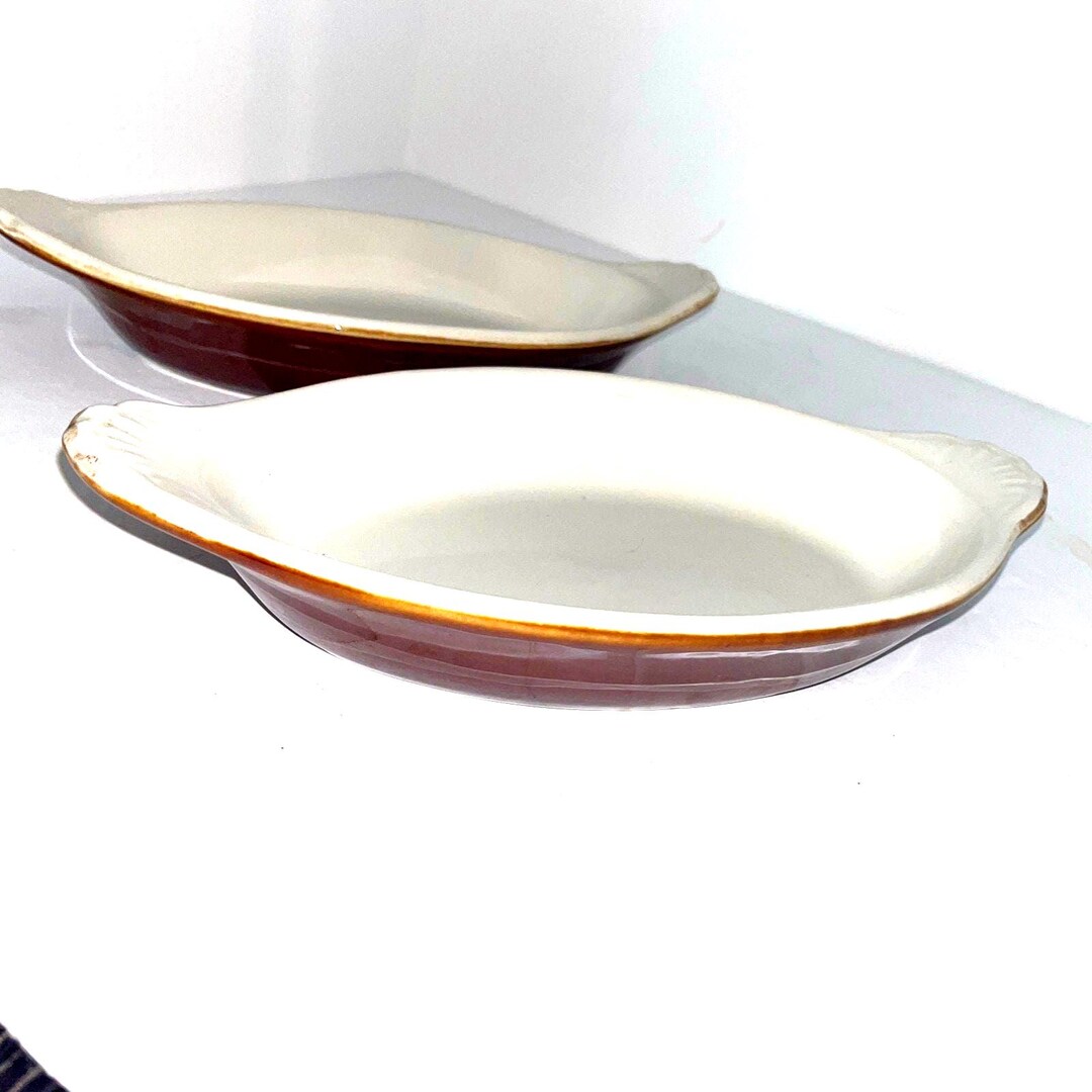 Vintage Hall Caramel Single Serve Banking Dish USA 2pcs #528 - Etsy