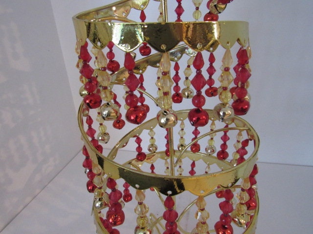 Jingle Bells Table Top Metal Gold Wire Spiral Christmas Tree 24" H - Etsy