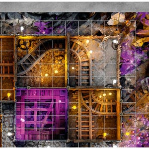 Heroquest Mat - Playmat Custom, Dnd Battle Map for Tabletop Gaming ...