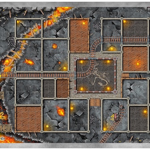 Heroquest Mat - Playmat Custom, Dnd Battle Map for Tabletop Gaming ...