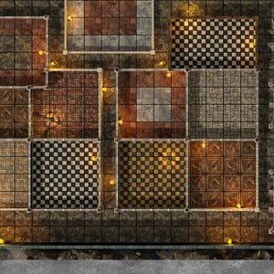 Heroquest Board Game Mat - Dungeon Maze 2 Custom Dnd RPG Battle Map for ...