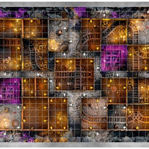 Heroquest Mat - Playmat Custom, Dnd Battle Map for Tabletop Gaming ...