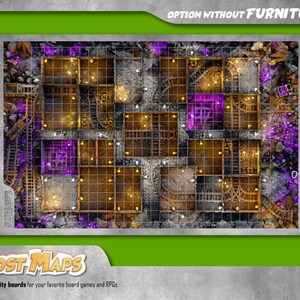 Heroquest Mat - Playmat Custom, Dnd Battle Map for Tabletop Gaming ...