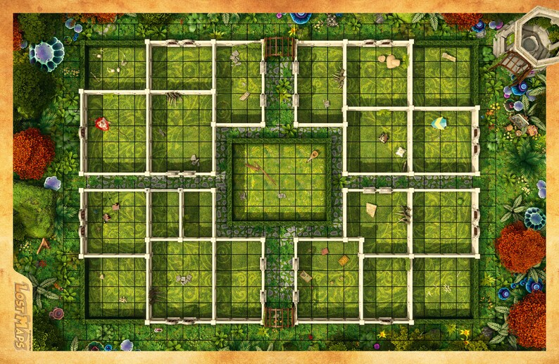 Custom Heroquest Board Game Mat, RPG Playmat, Dungeon and Dragons ...