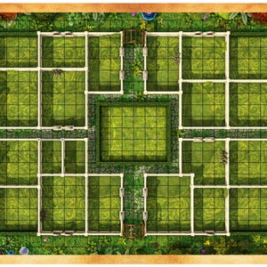 Heroquest Mat - Playmat Custom, Dnd Battle Map for Tabletop Gaming ...