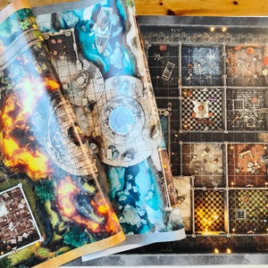 Custom Heroquest Board Game Mat, RPG Playmat, Dungeon and Dragons ...