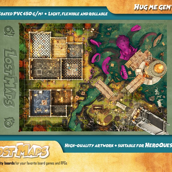Heroquest Playmat - Etsy