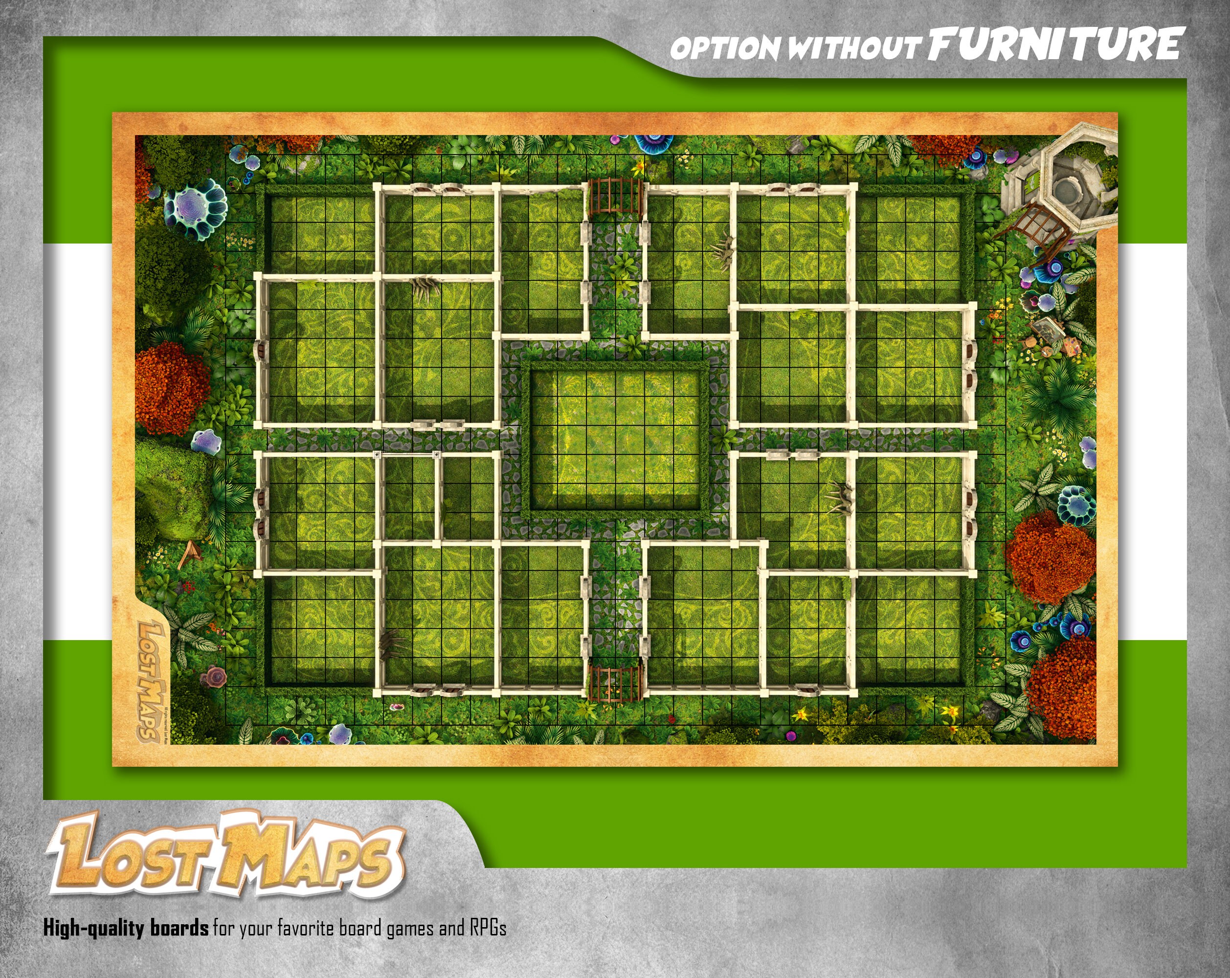 Custom Heroquest Board Game Mat, RPG Playmat, Dungeon and Dragons ...