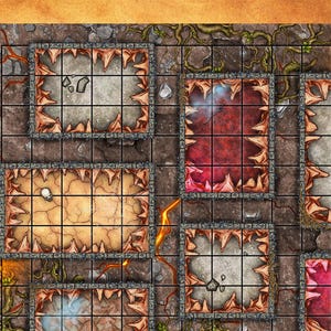 SMALL BORDER. Heroquest Mat - Playmat Custom, Dnd Battle Map for ...