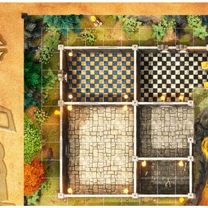 Heroquest Mat - Playmat Custom, Dnd Battle Map for Tabletop Gaming ...