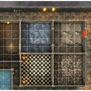 Heroquest Mat - Playmat Custom, Dnd Battle Map for Tabletop Gaming ...