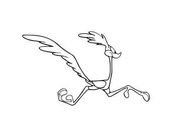 Road Runner Svg File | Etsy