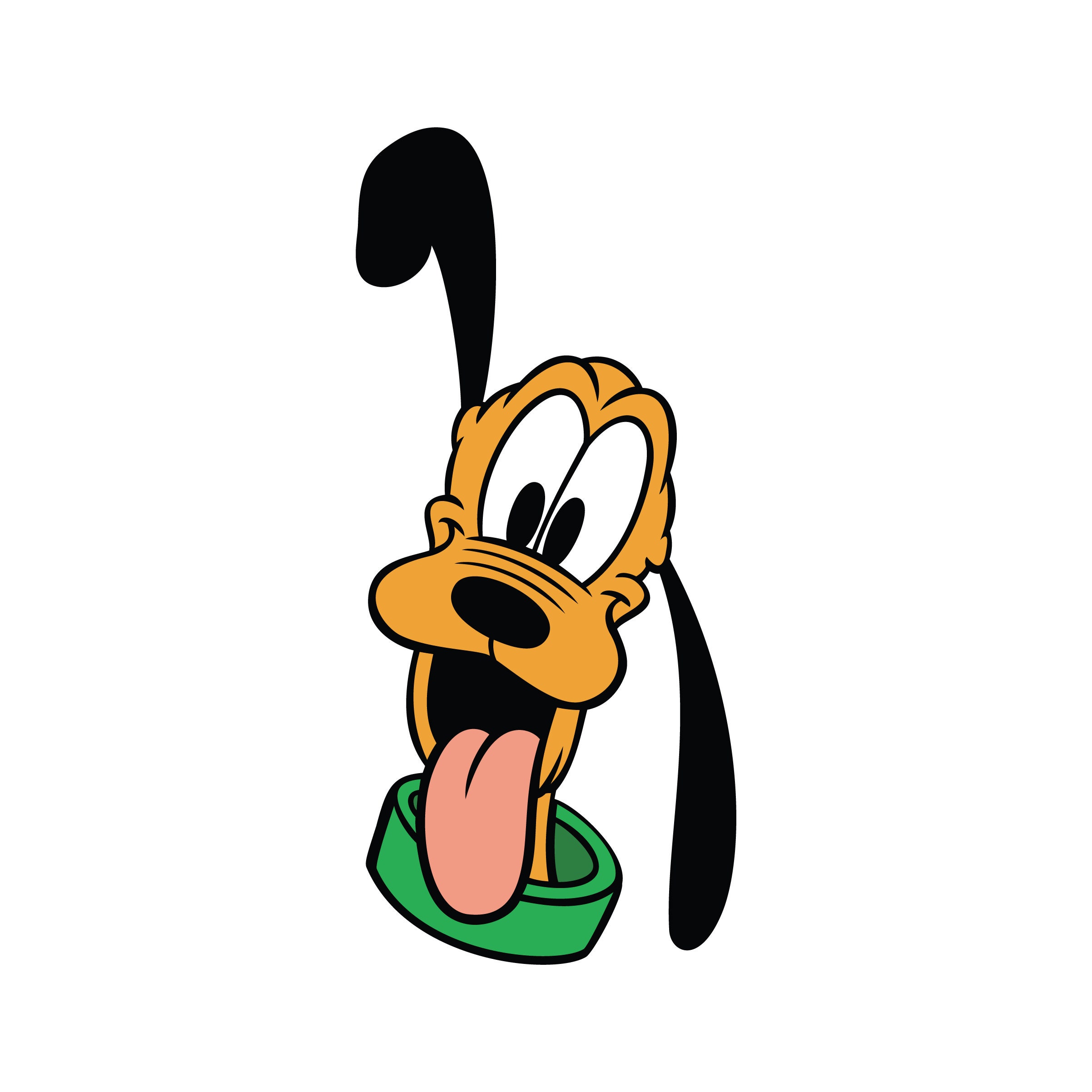 Pluto 3 head disney Digital Download pdf png eps svg dxf | Etsy