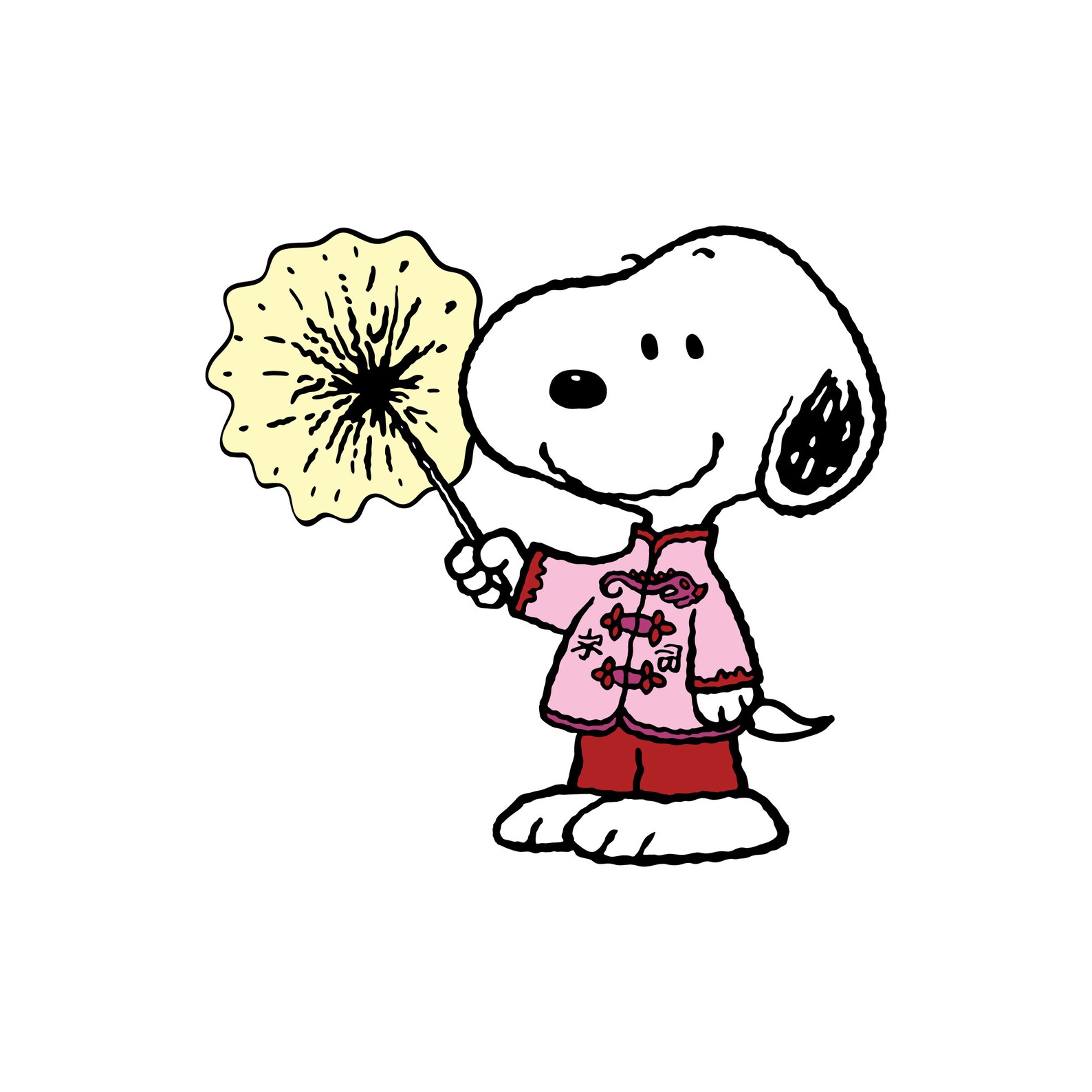 Peanuts 31 Snoopy chinese outfit kimono china Digital | Etsy