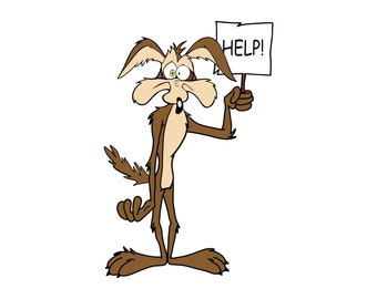 Svg Wile E Coyote | Etsy