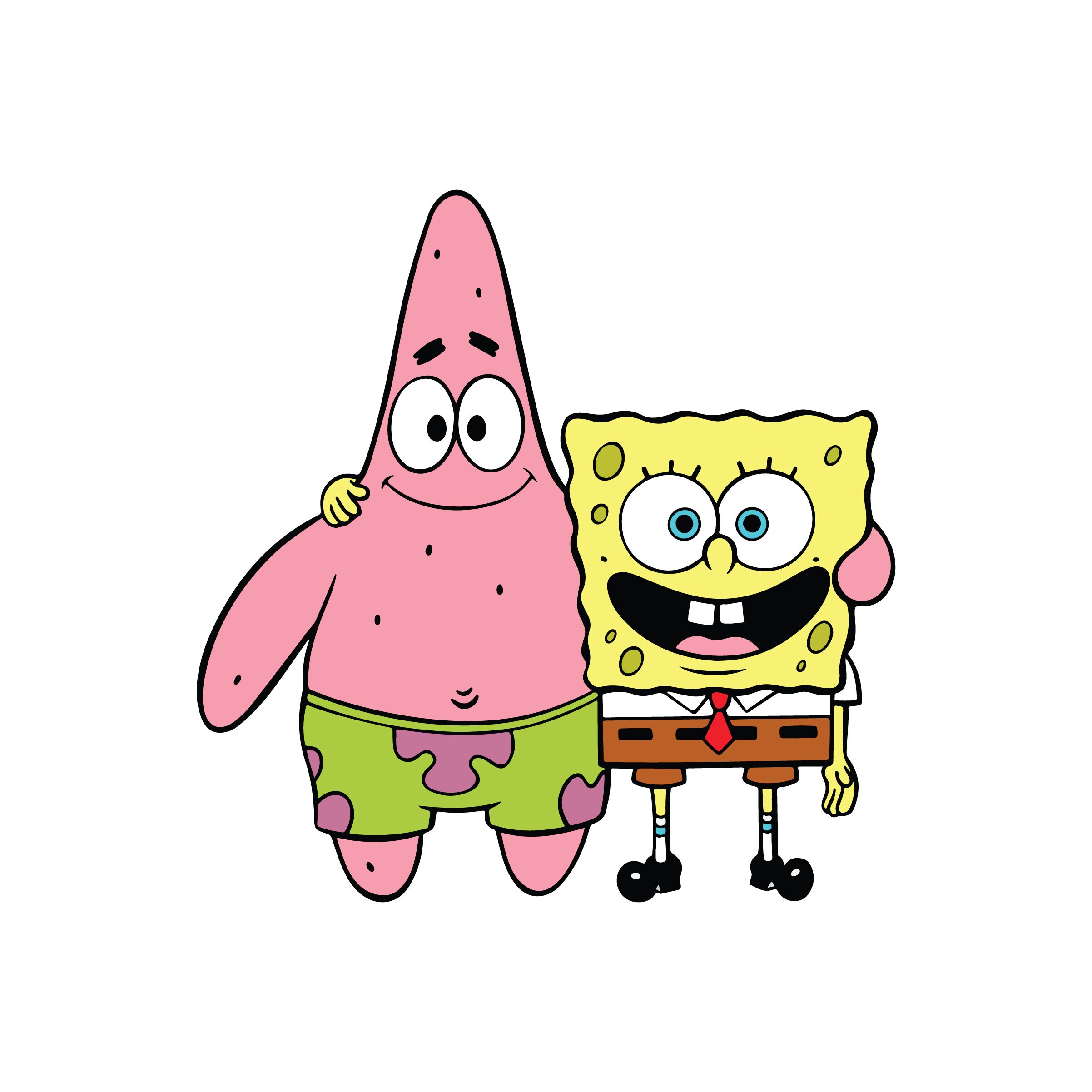 SpongeBob 1 hugging SqarePants Patrick Star sponge bob | Etsy