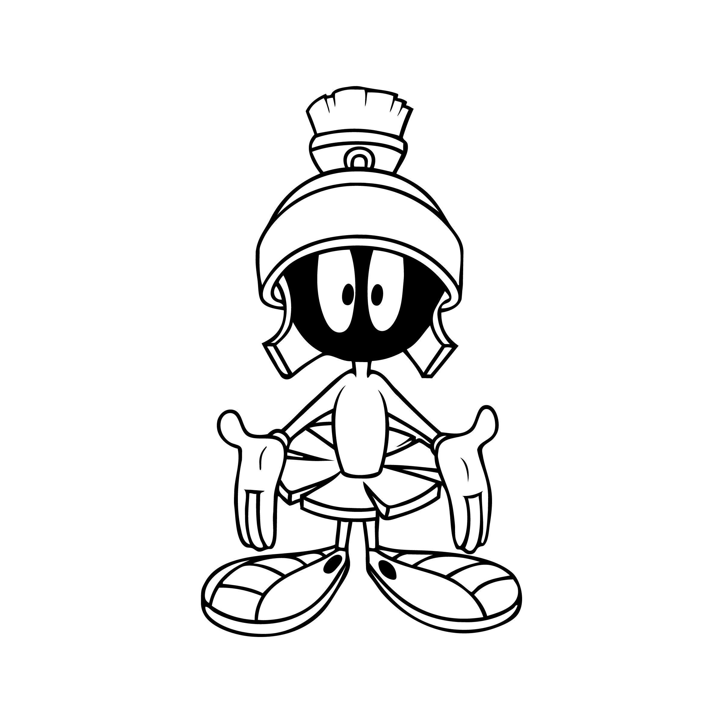 Marvin The Martian 3 Transparent Digital Download PDF | Etsy
