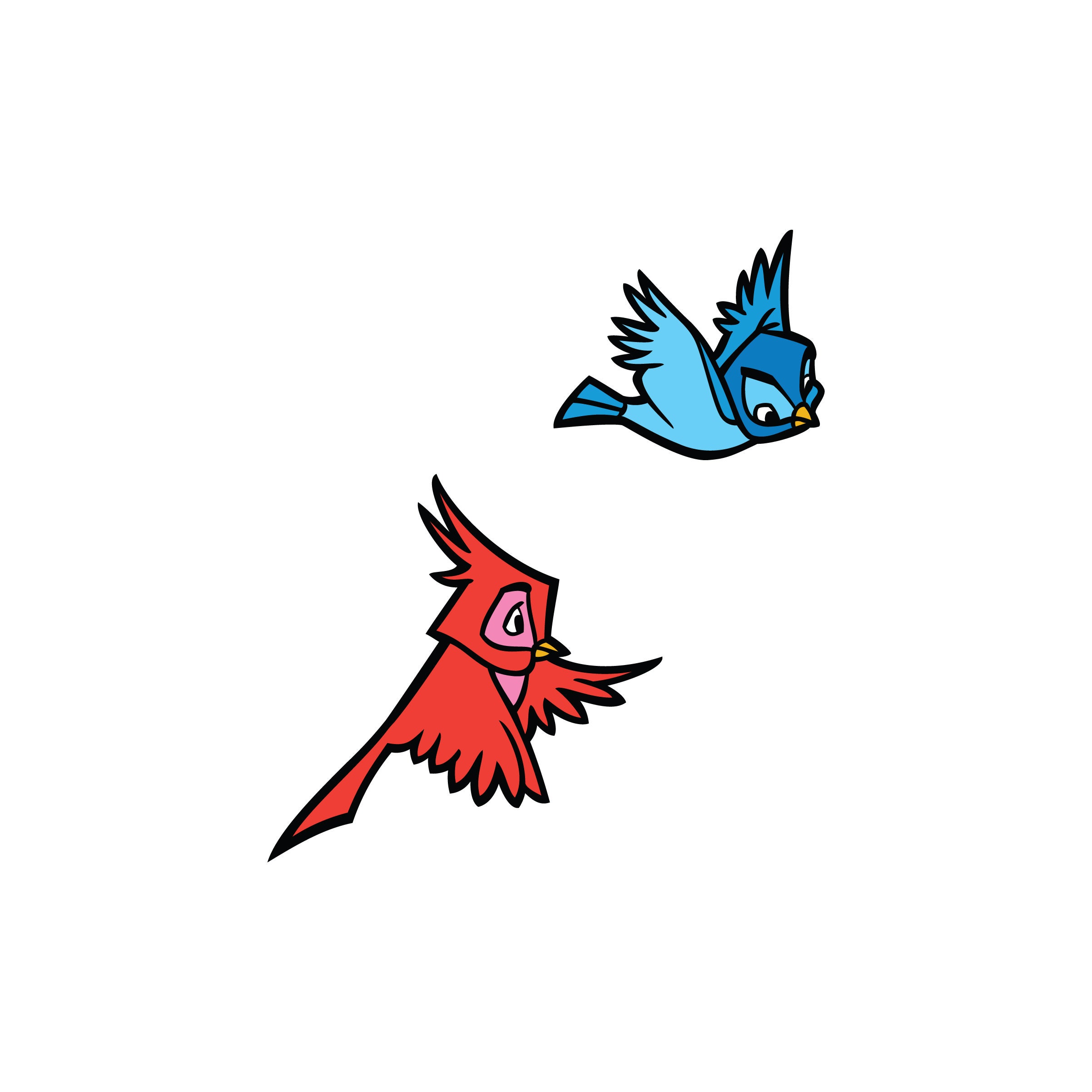 Sleeping Beauty 4 Birds Princess Aurora pink blue cinderella | Etsy