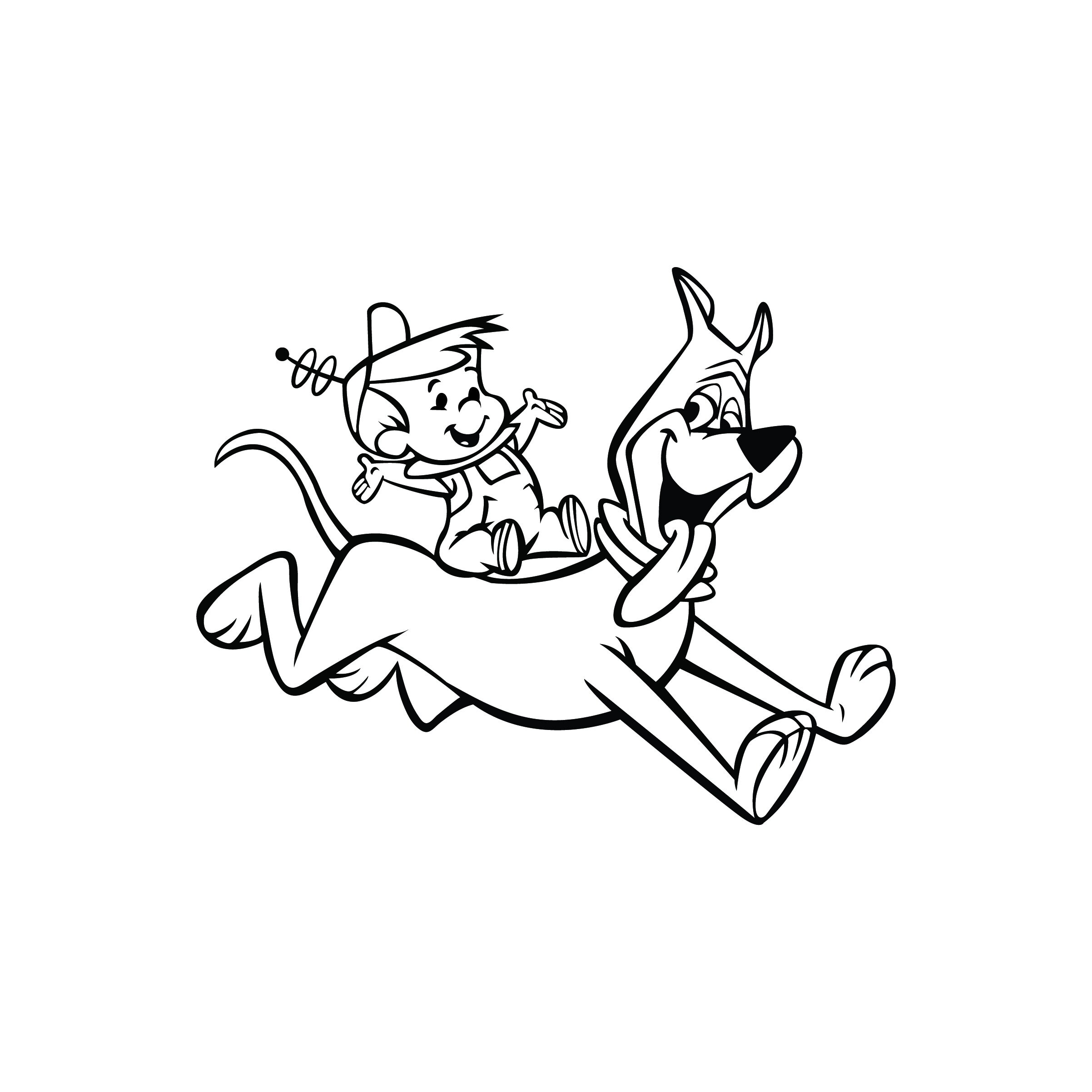 Jetsons 20 Elroy & Astro Jetson transparent maid Space | Etsy