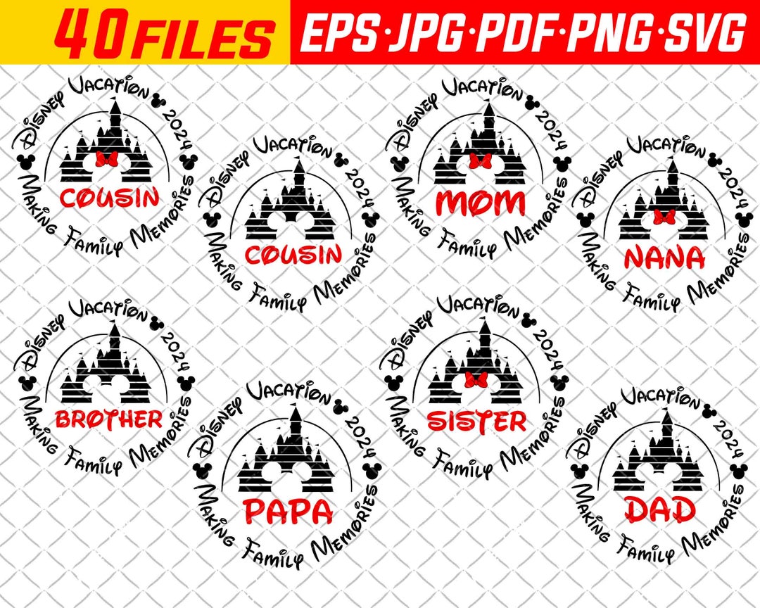 Bundle Making Family Memories 2024 SVG PNG EPS Dpf Svg Files for Cricut ...