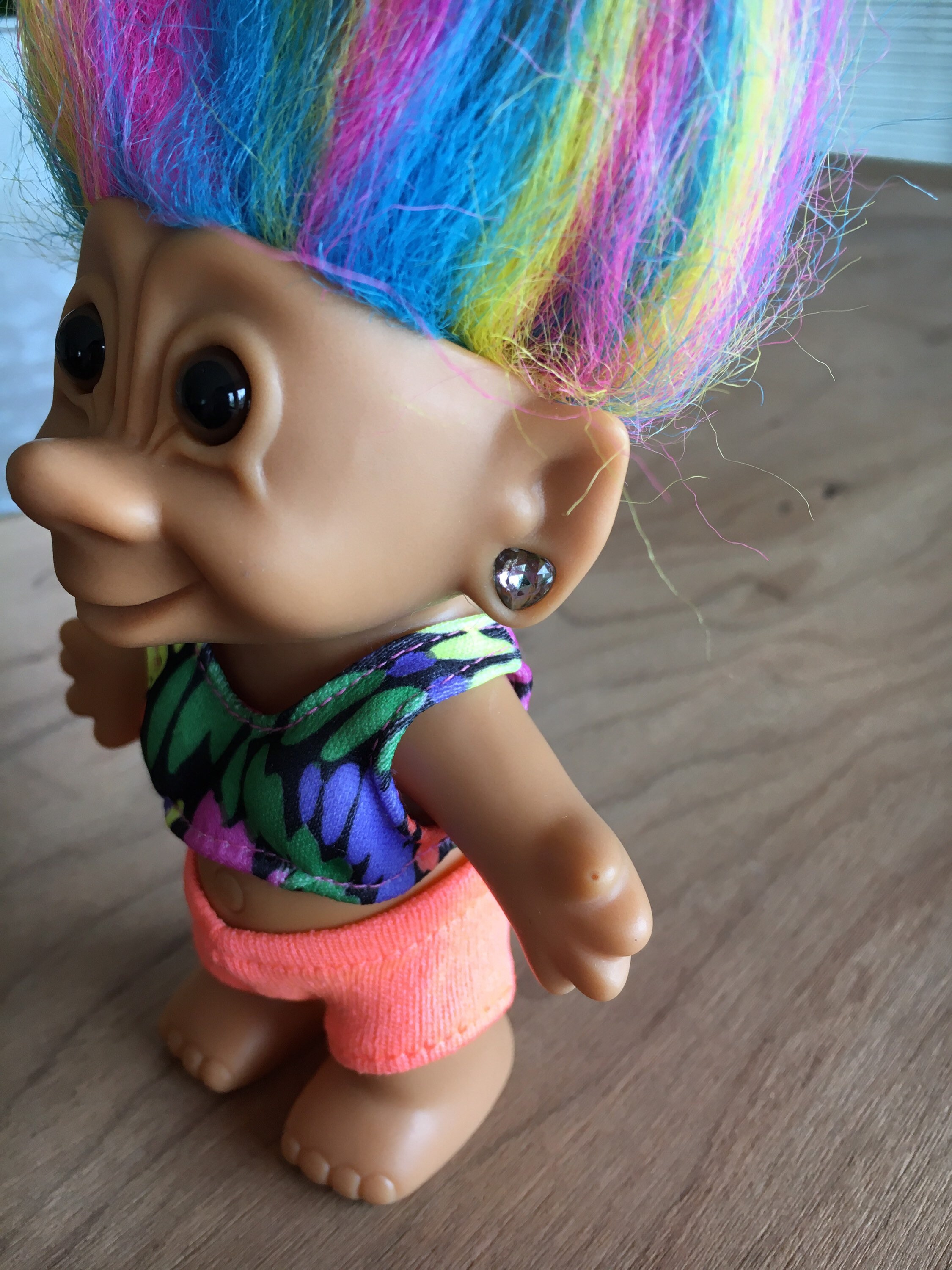 Vintage Bright of America Troll Doll | Etsy