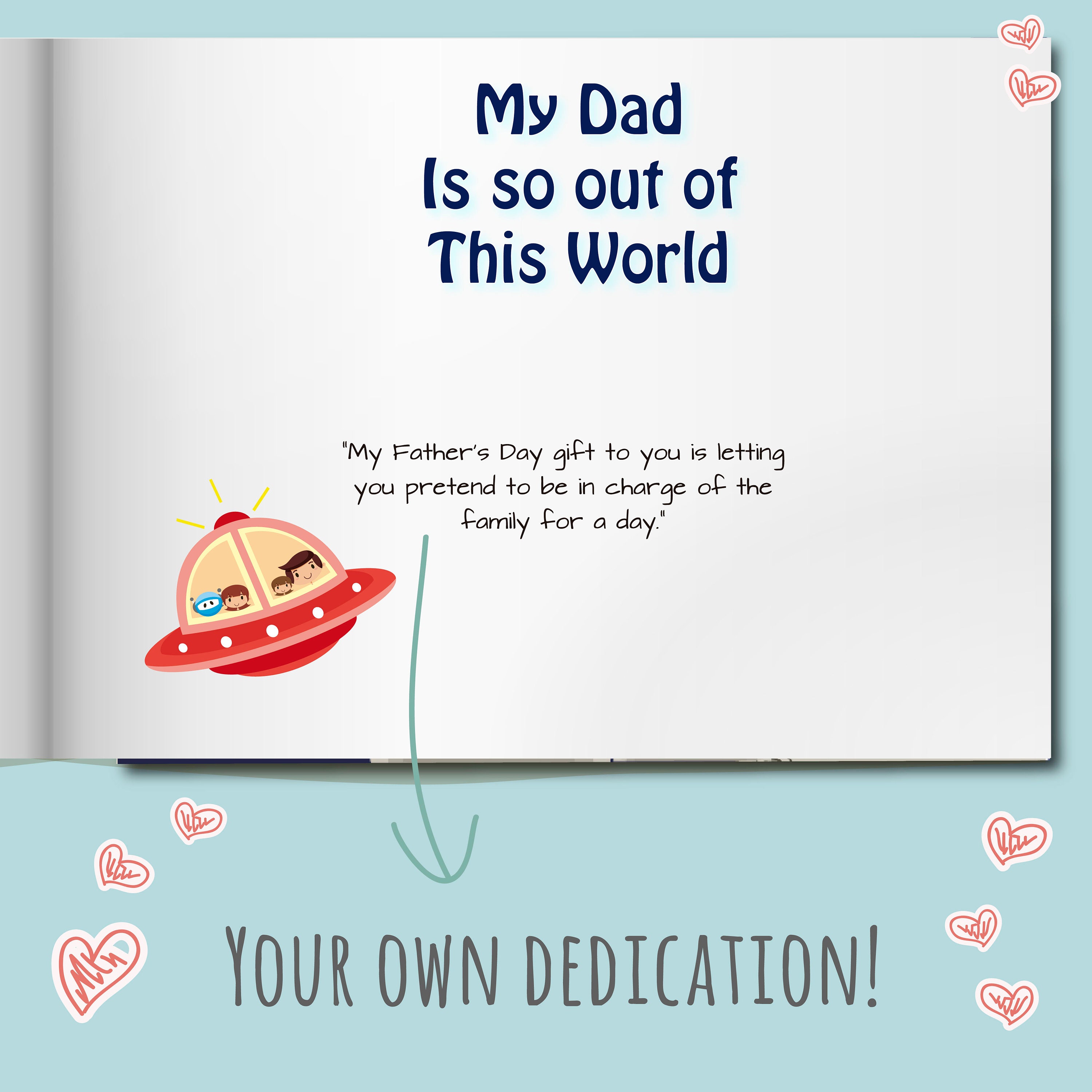 Printable Personalized Book for Daddy/ Gift for Dad / Father's Day Gift ...