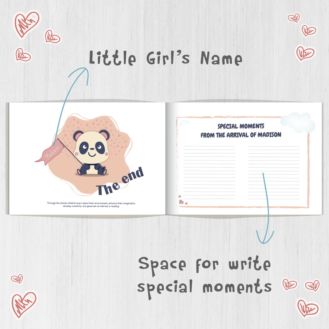 Adoption Gift / Personalized Book for Adoptive Parents / Baby Shower ...