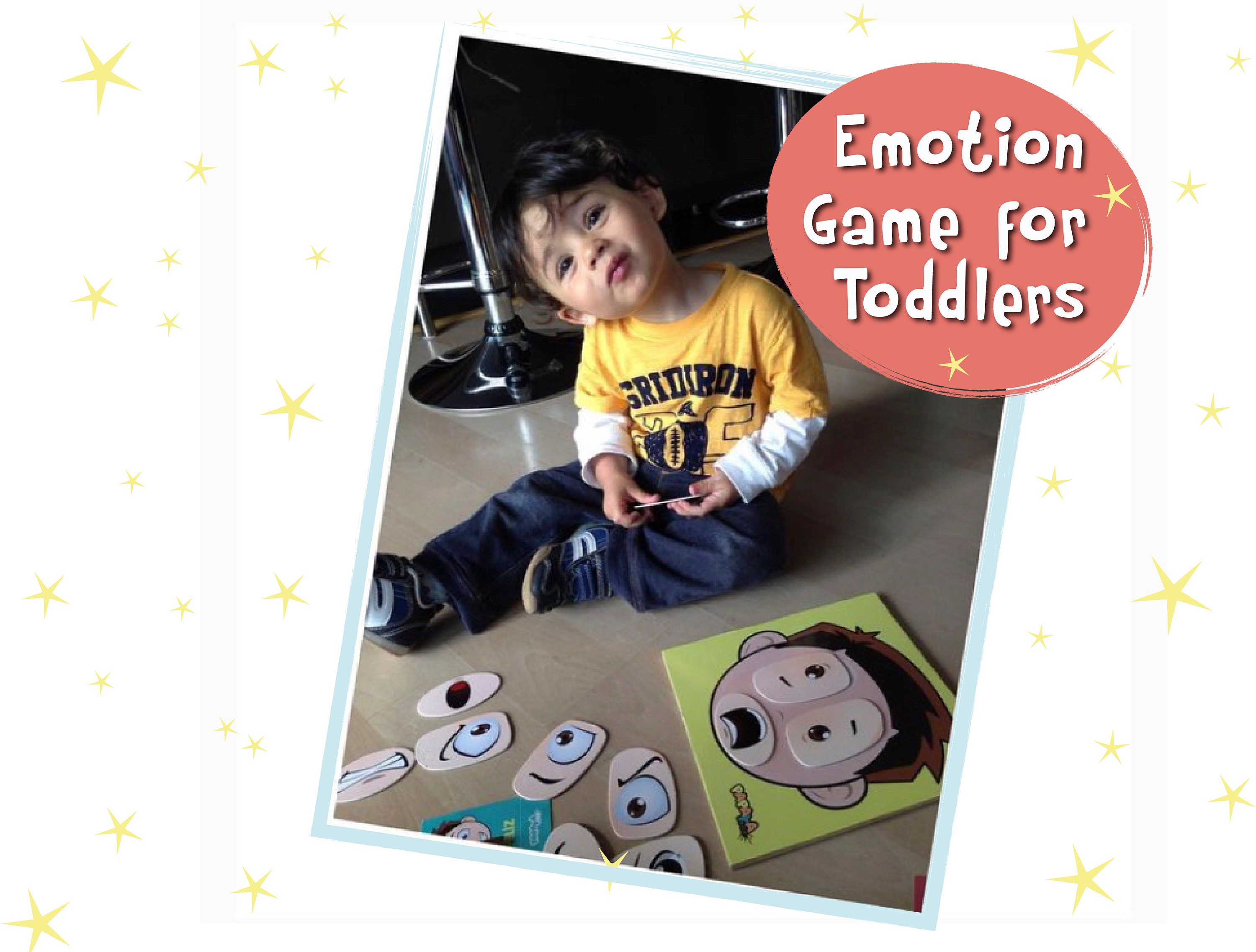 Printable Emotions Flash Cards / Emotional Puzzle for Kids / Make Faces ...