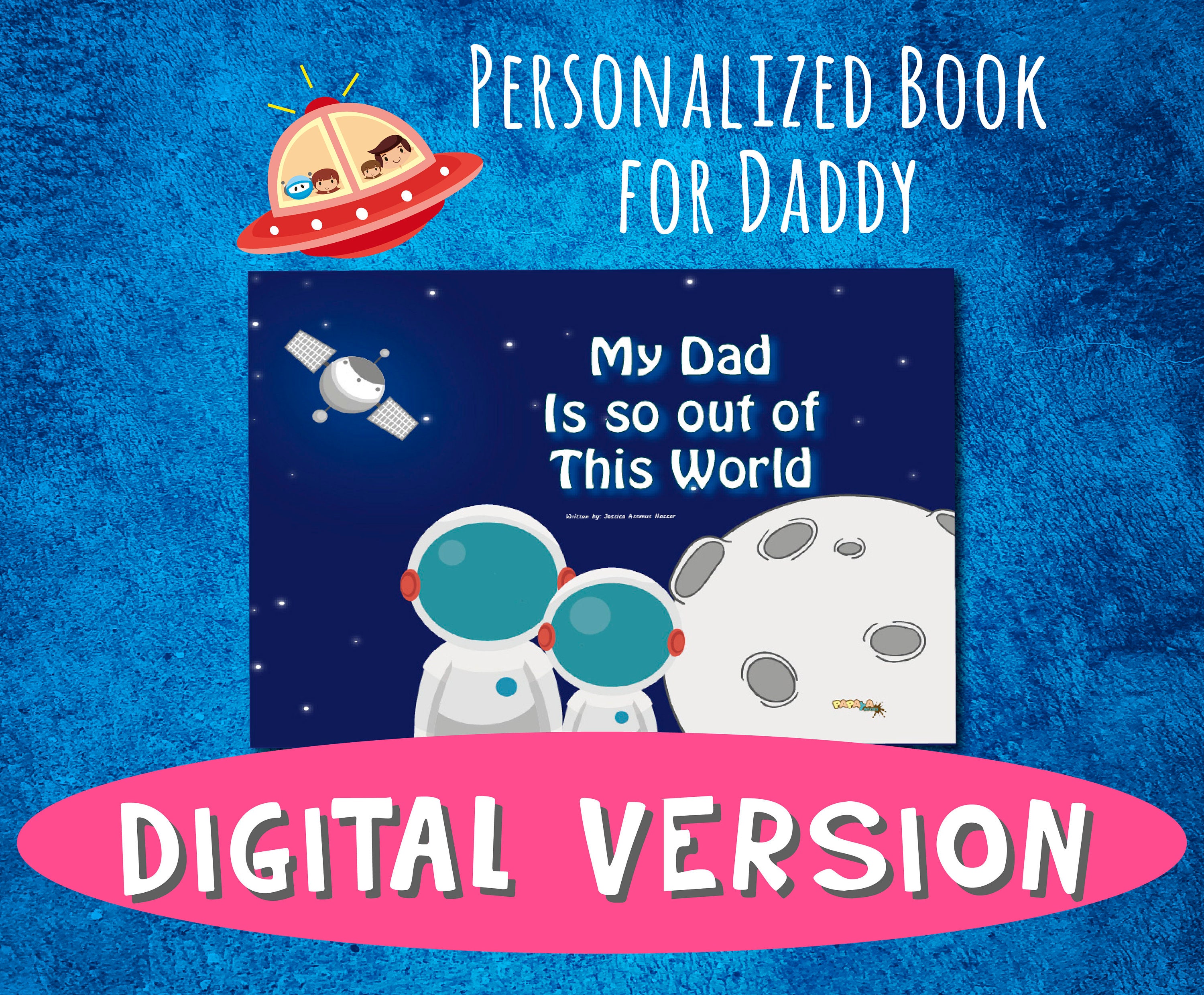 Printable Personalized Book for Daddy/ Gift for Dad / Father's Day Gift ...