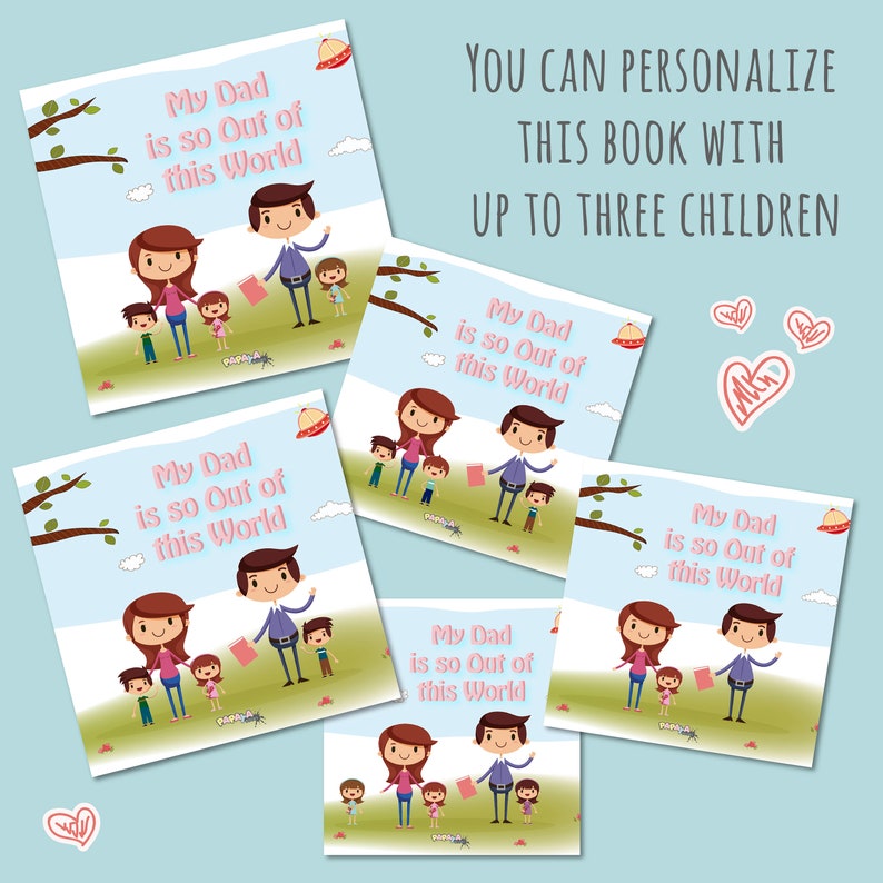 Printable Personalized Book for Daddy/ Gift for Dad / Father's Day Gift ...