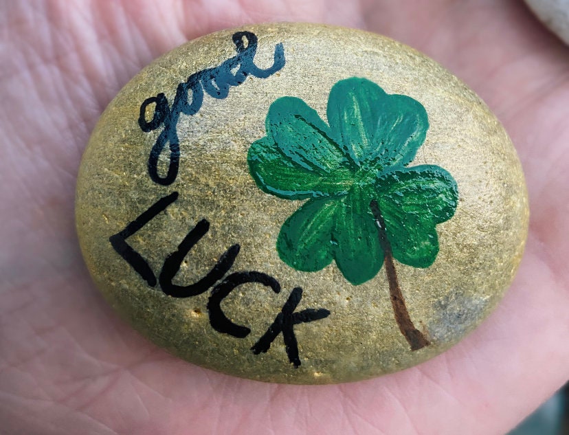 Good Luck Pebble, Gcse, a Levels General Good Luck Hand Painted Pebbles ...
