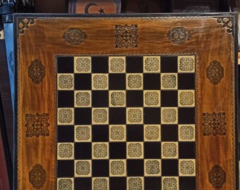 Leather Chess Board | Etsy