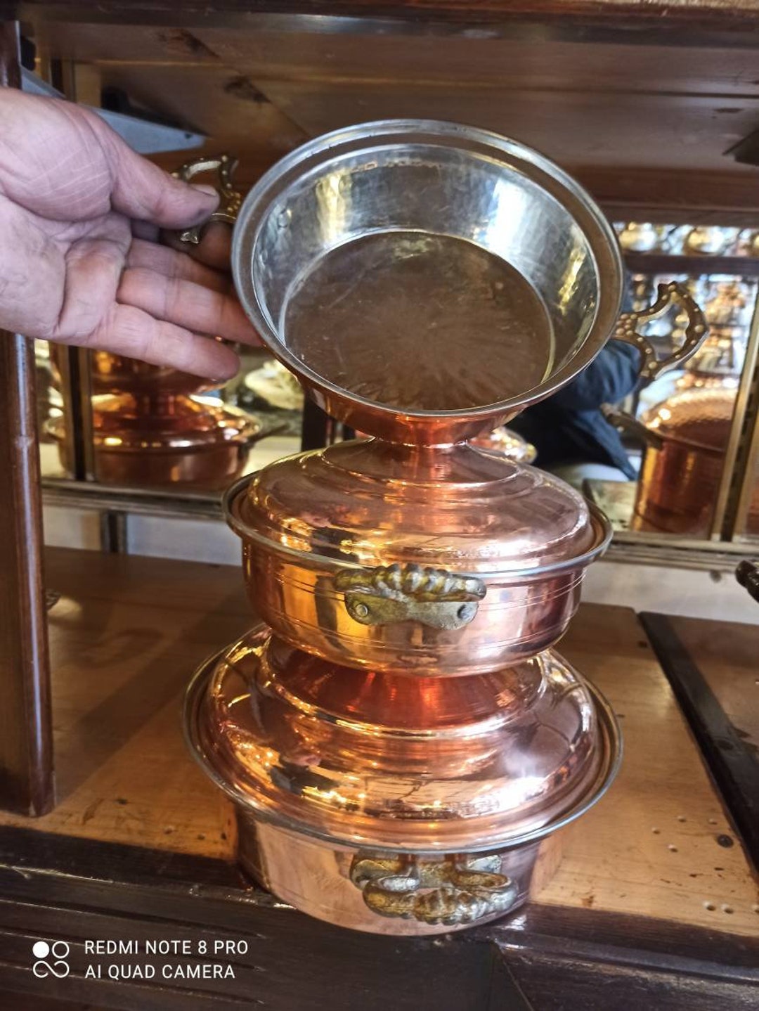 3-piece and 5-piece Handmade Copper Cookware Set - Etsy