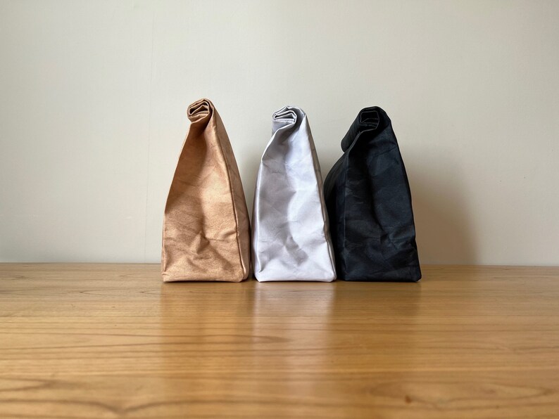 Recycled Polyester Lunch Bag Paper Like Design - Etsy