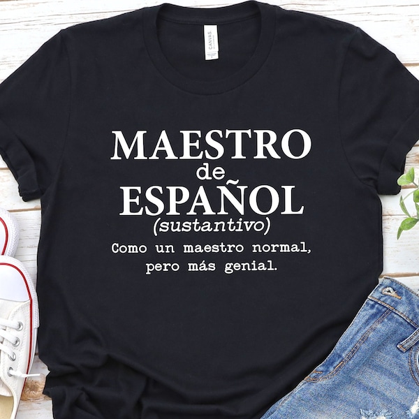 Male Spanish Teacher Svg Etsy
