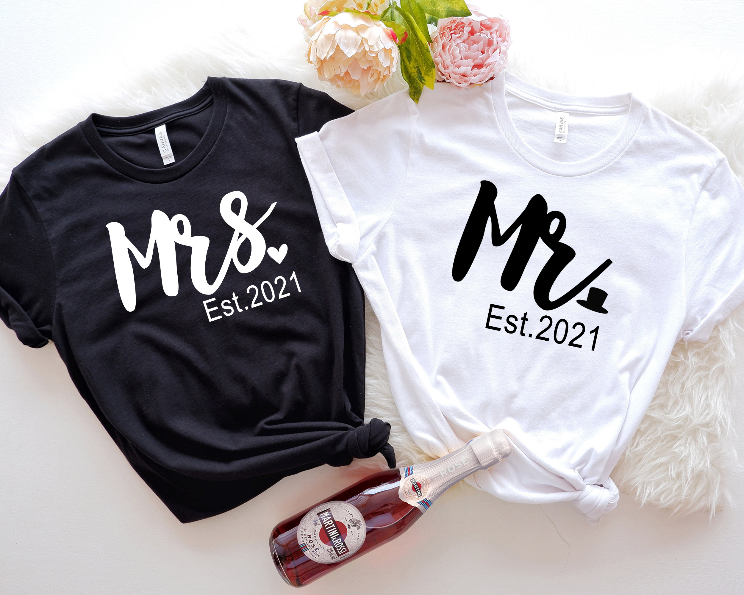 MRS Est. Shirt MR Est. Shirt CUSTOM Shirts Bride Shirt | Etsy