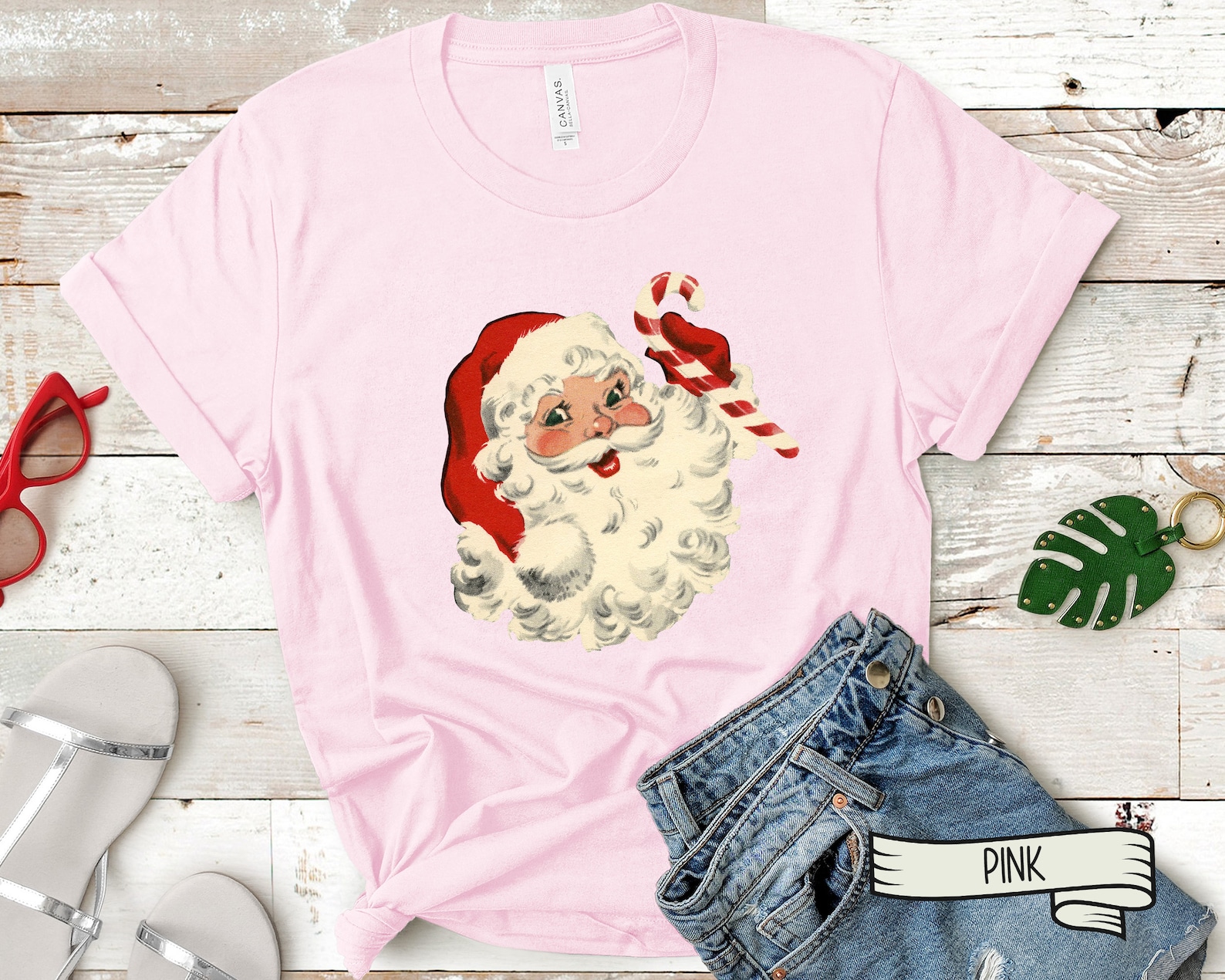 Santa Claus Christmas Sweater Sweatshirt Retro Christmas - Etsy