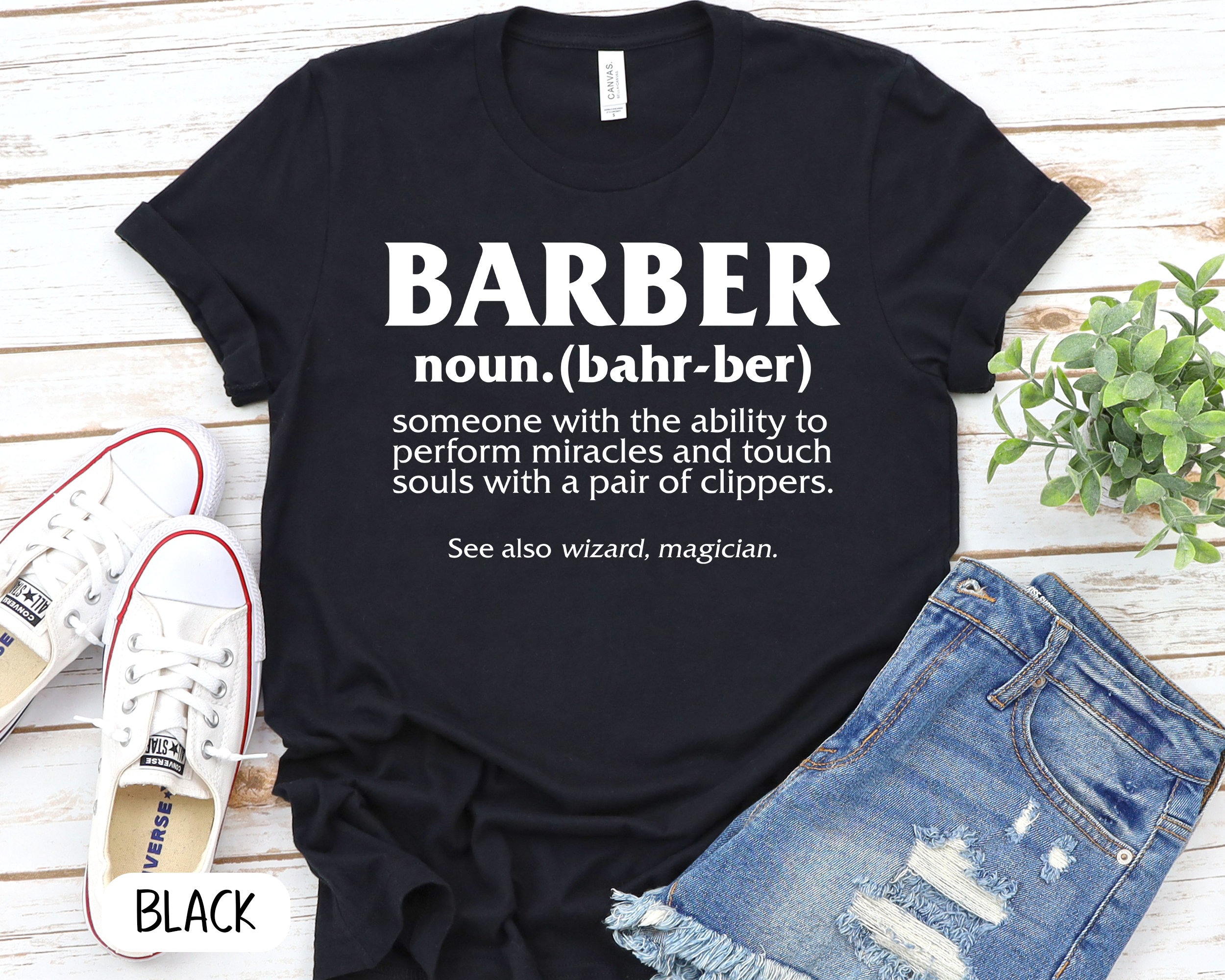 Best Barber Definition Ever Funny T-shirt Barbershop the | Etsy