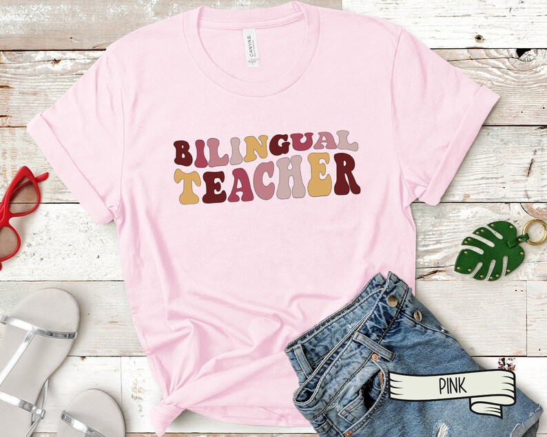 Spanish Teacher Shirt ESL Teacher Tshirt Ser Bilingual - Etsy