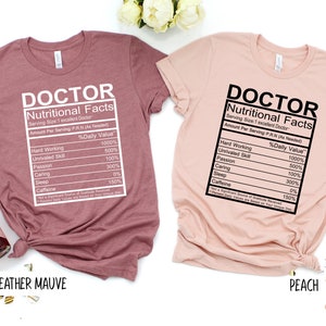 DOCTOR Nutritional Facts Definition Shirt Doctor Gift Funny Doctor ...