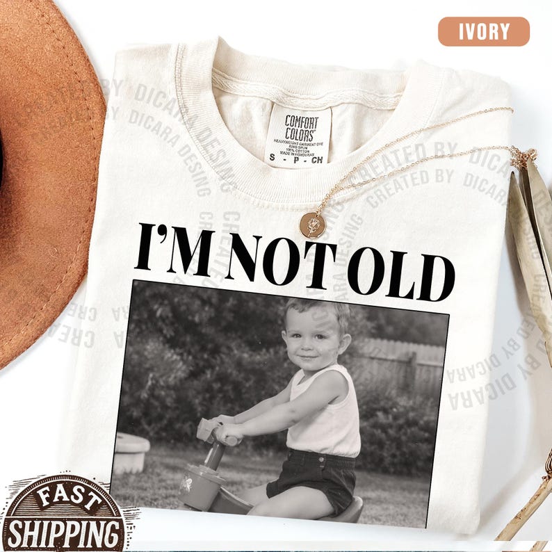 I'm Not Old I'm Classic Shirt, Custom Photo Birthday Gift, Funny 30th ...