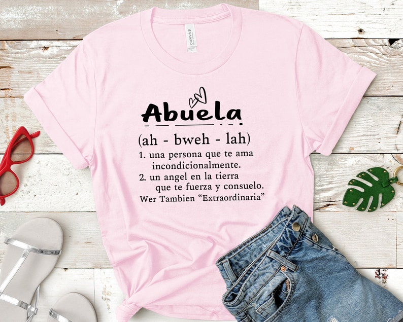 Abuela Shirt Abuelita Definition Funny Spanish Grandmother - Etsy