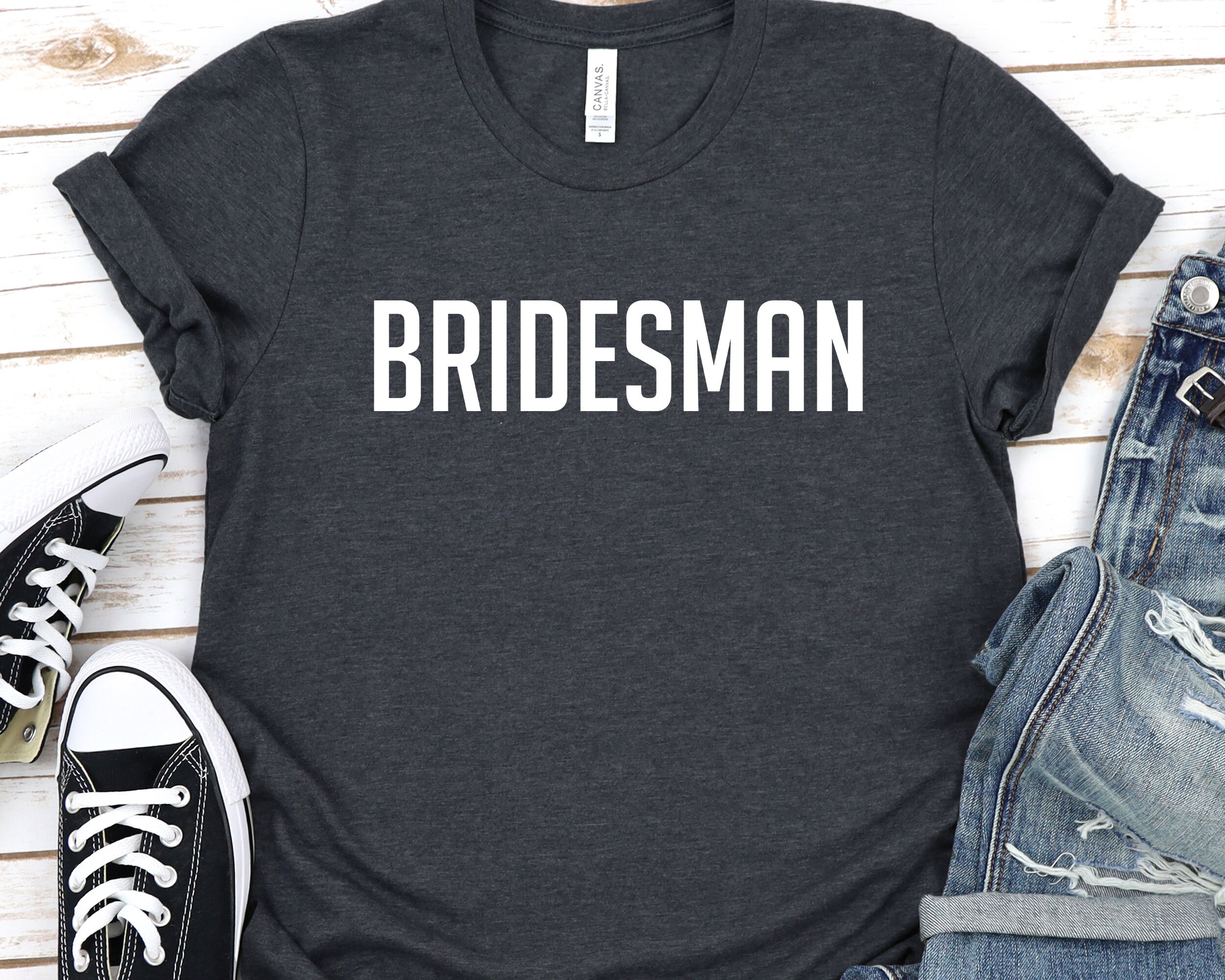 Bridesman Funny Wedding T-Shirt Bridesman Gifts T-Shirt | Etsy