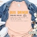 Bus Driver Definition T-shirt, Gift for Driver - Etsy