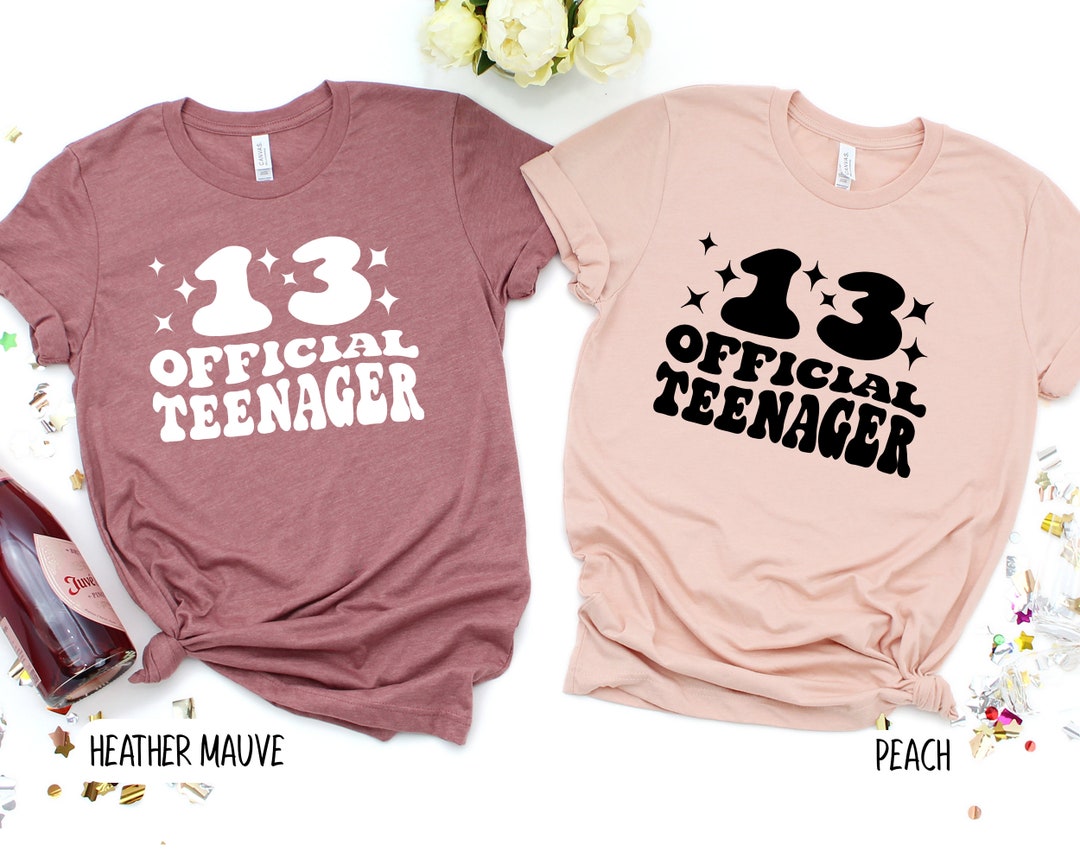 OFFICIAL TEENAGER T-SHIRT 13th Birthday Tshirt,13th Birthday,13th ...
