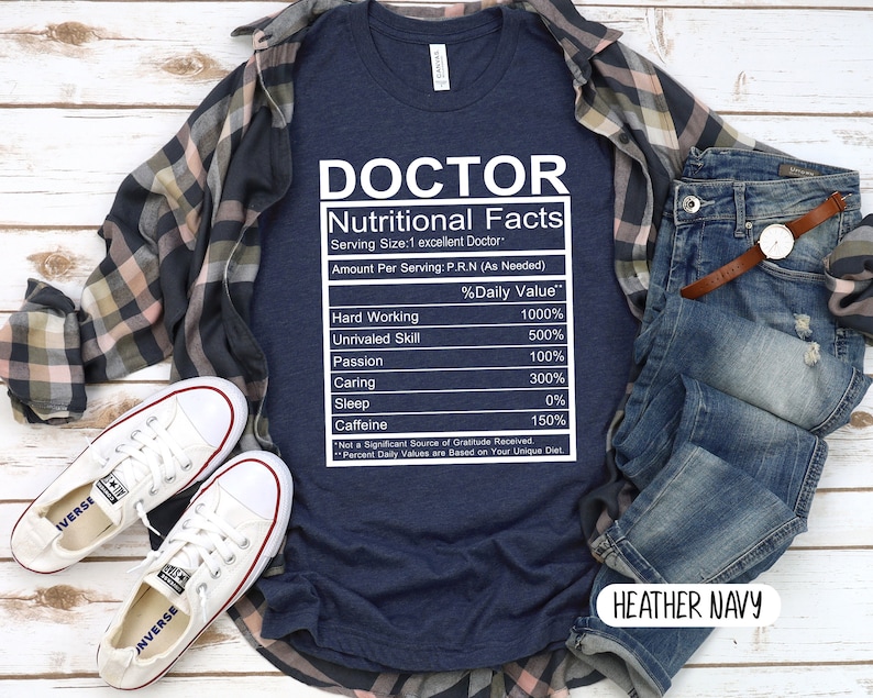 DOCTOR Nutritional Facts Definition Shirt Doctor Gift Funny - Etsy